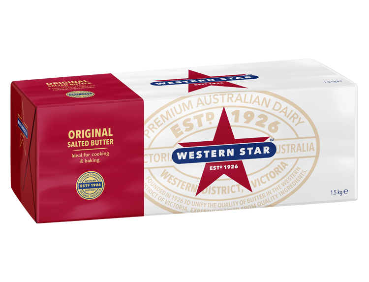 Western Star Original Salted Butter 1.5kg