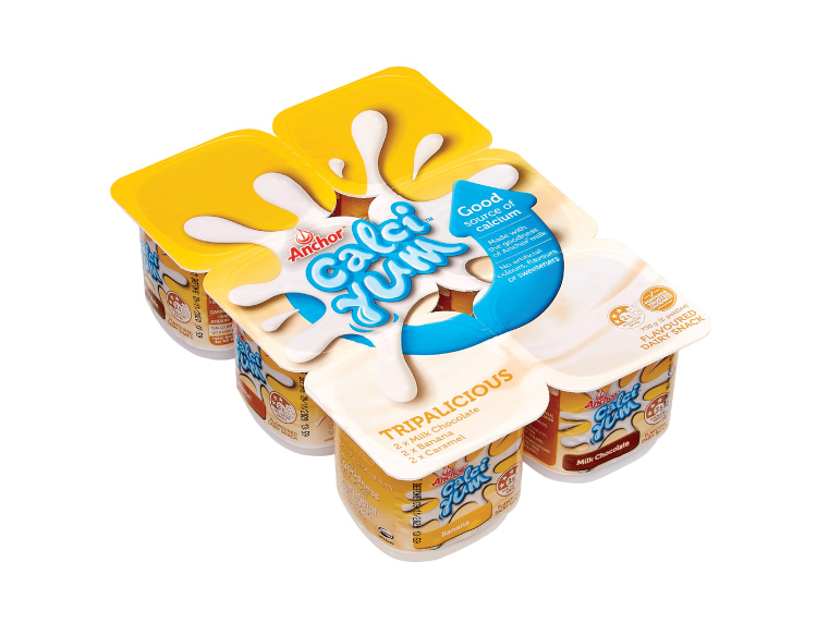 Anchor CalciYum Dairy Food Tripalicious 6x125g